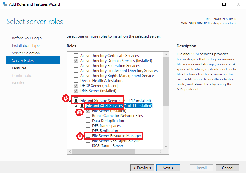 How to Install the File Server Resource Manager (FSRM)